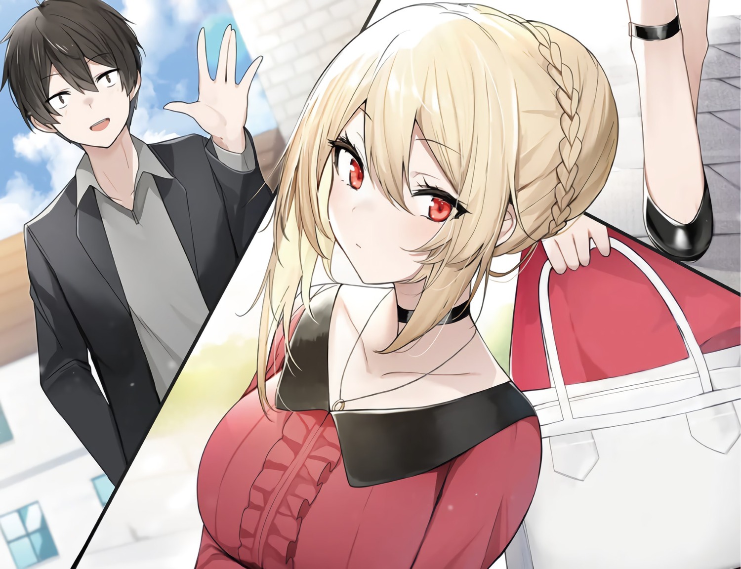 mengda otome gee sekai wa mob ni kibishii sekai desu angelica rapha redgrave leon fou bartfort ...